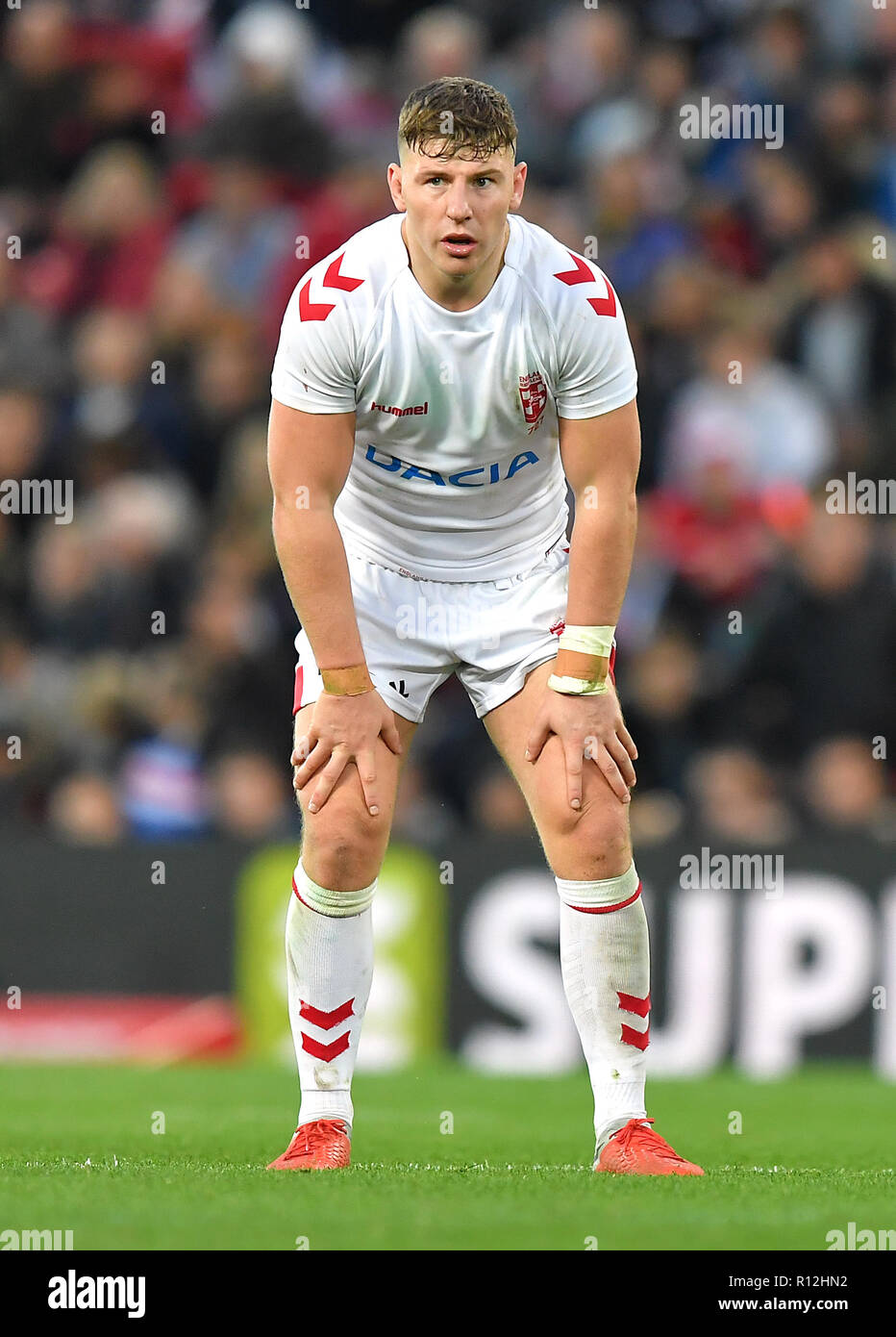 England's George Williams during the International match at Anfield ...