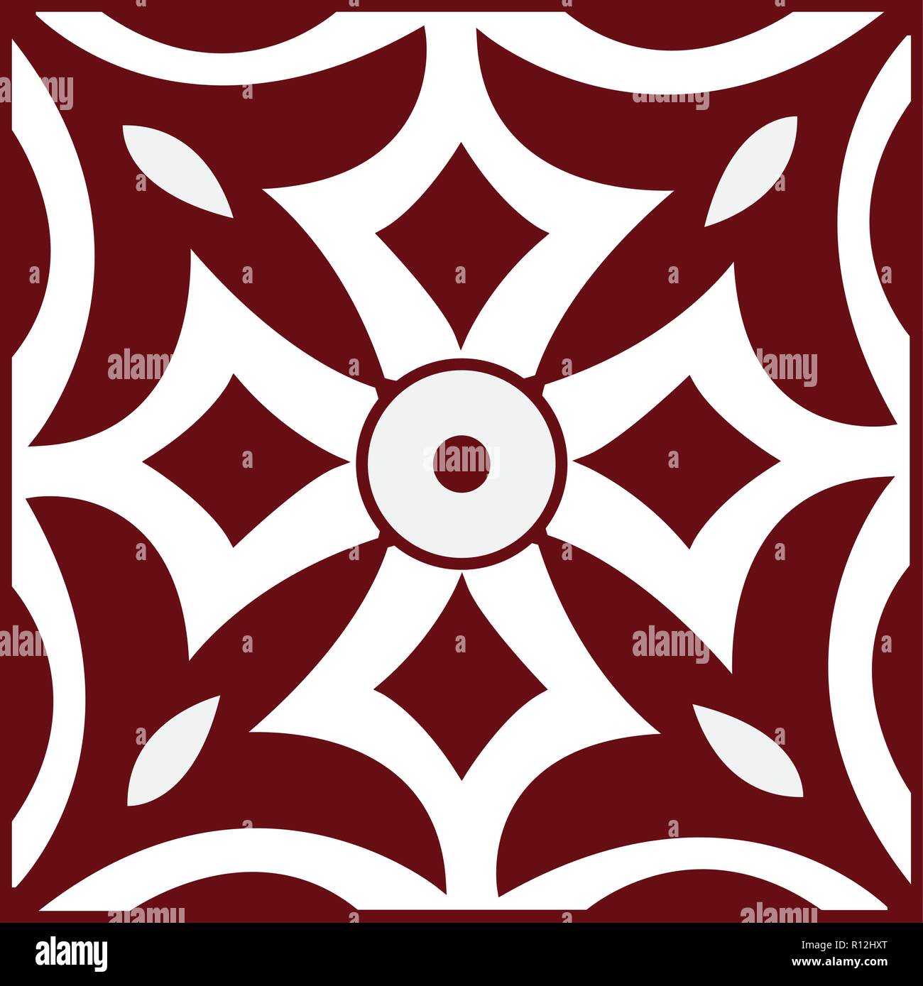 Mural decorative geometric seamless pattern Stock Vector Image & Art ...