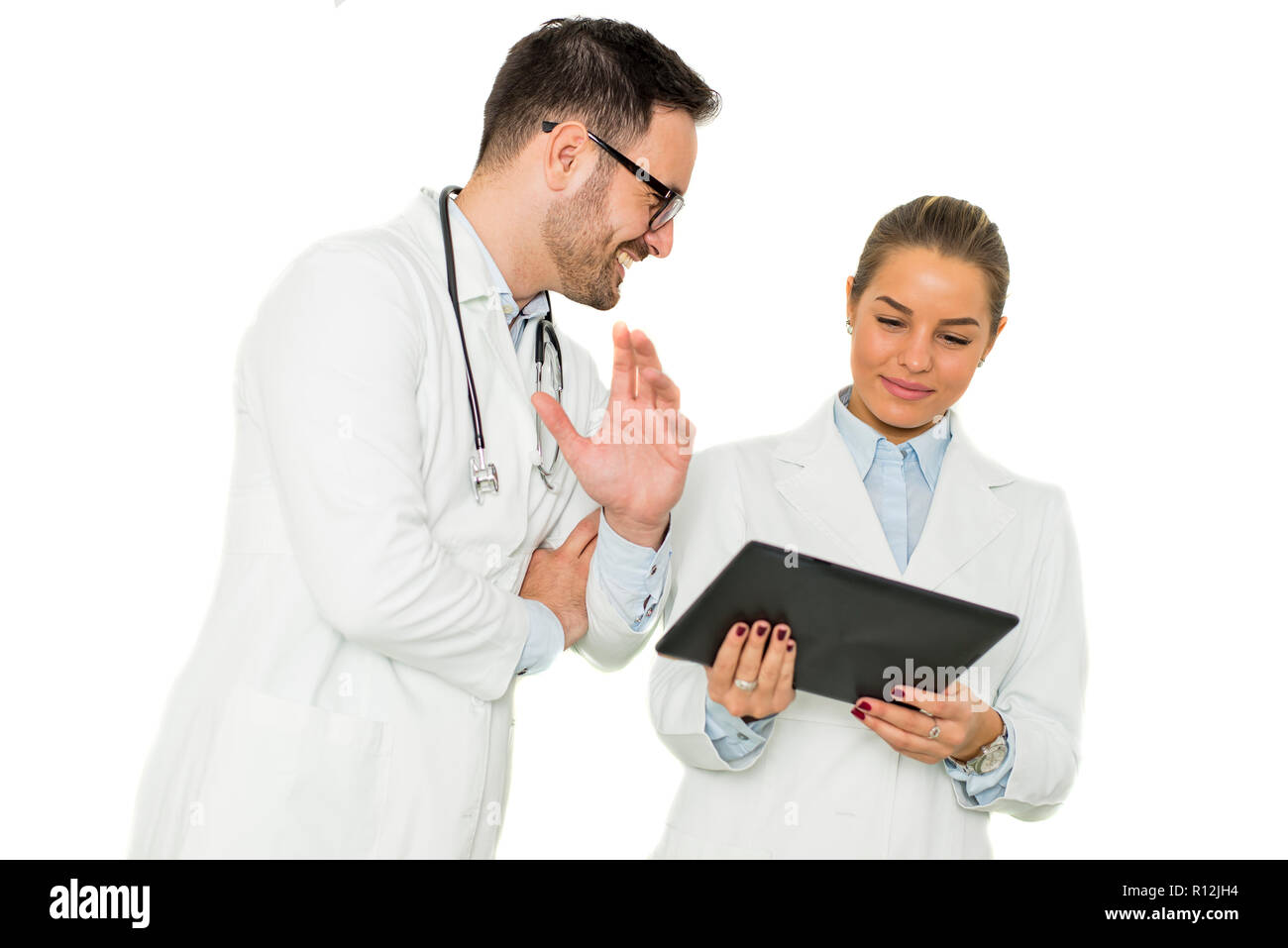 Female doctor isolated on hi-res stock photography and images - Alamy