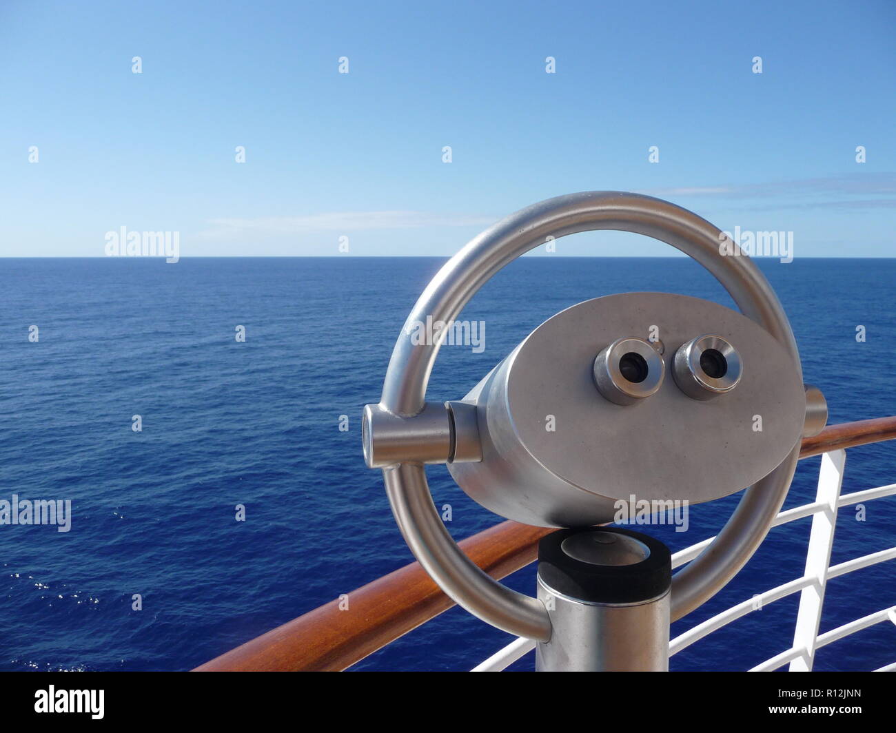 Binocular of a cruise ship Stock Photo - Alamy