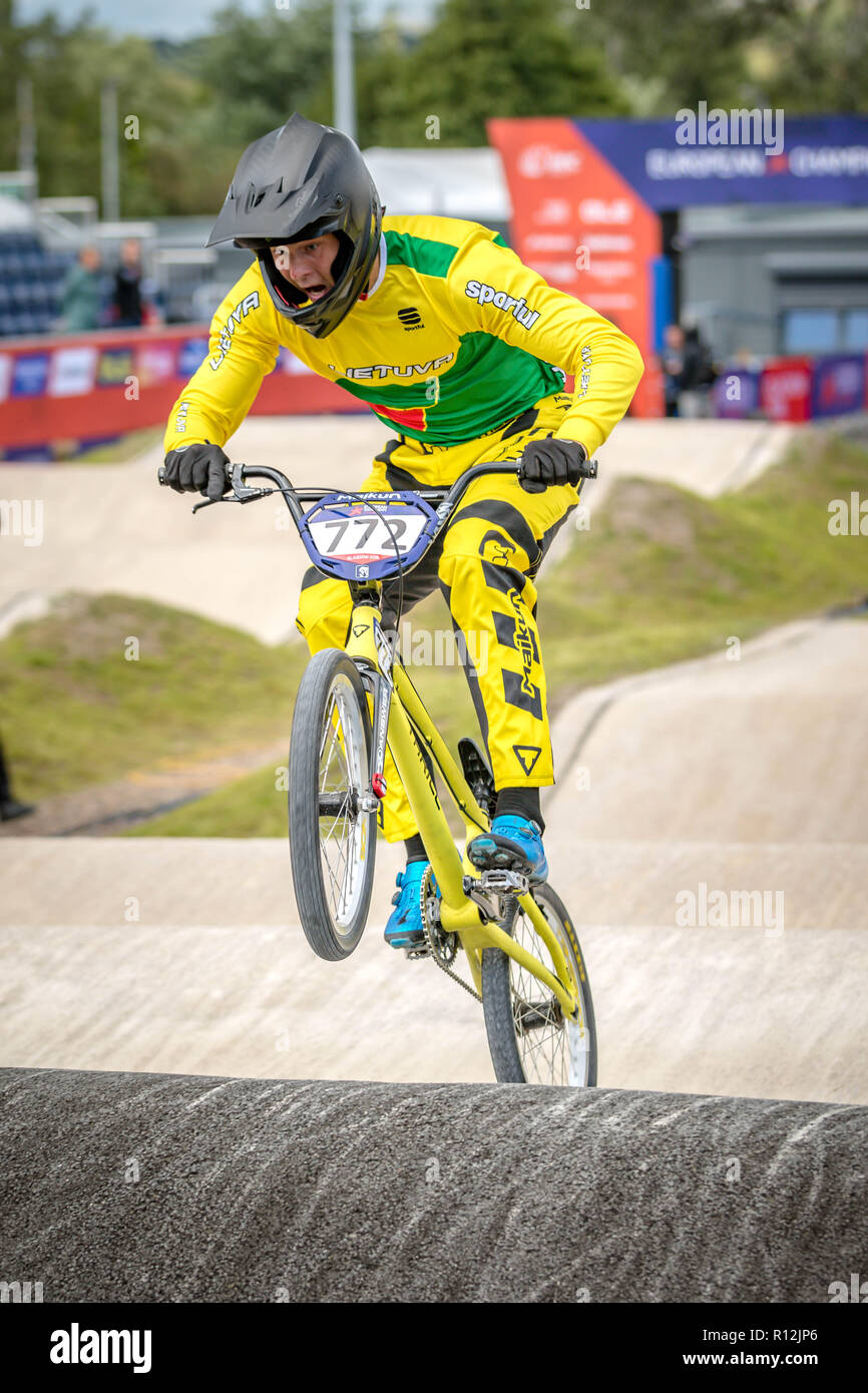 Glasgow2018 European Championships - BMX Racing Stock Photo - Alamy