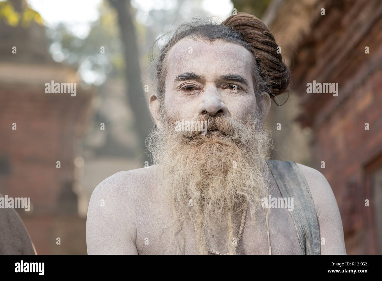 The Spiritual Men of Nepal Stock Photo - Alamy