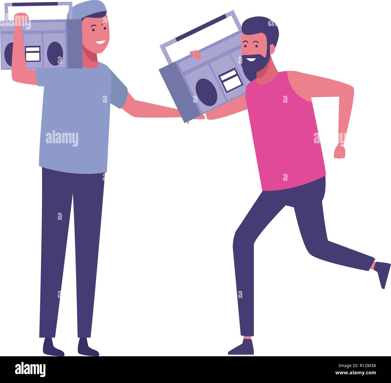 Friends having fun cartoons Stock Vector Image & Art - Alamy