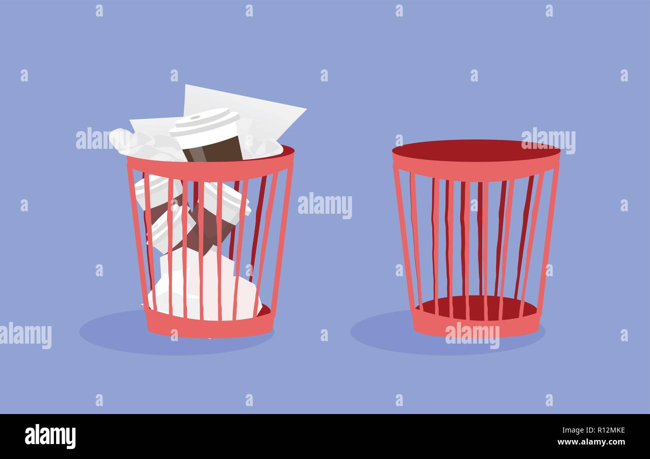 Cartoon Dustbin Stock Photos & Cartoon Dustbin Stock Images - Alamy