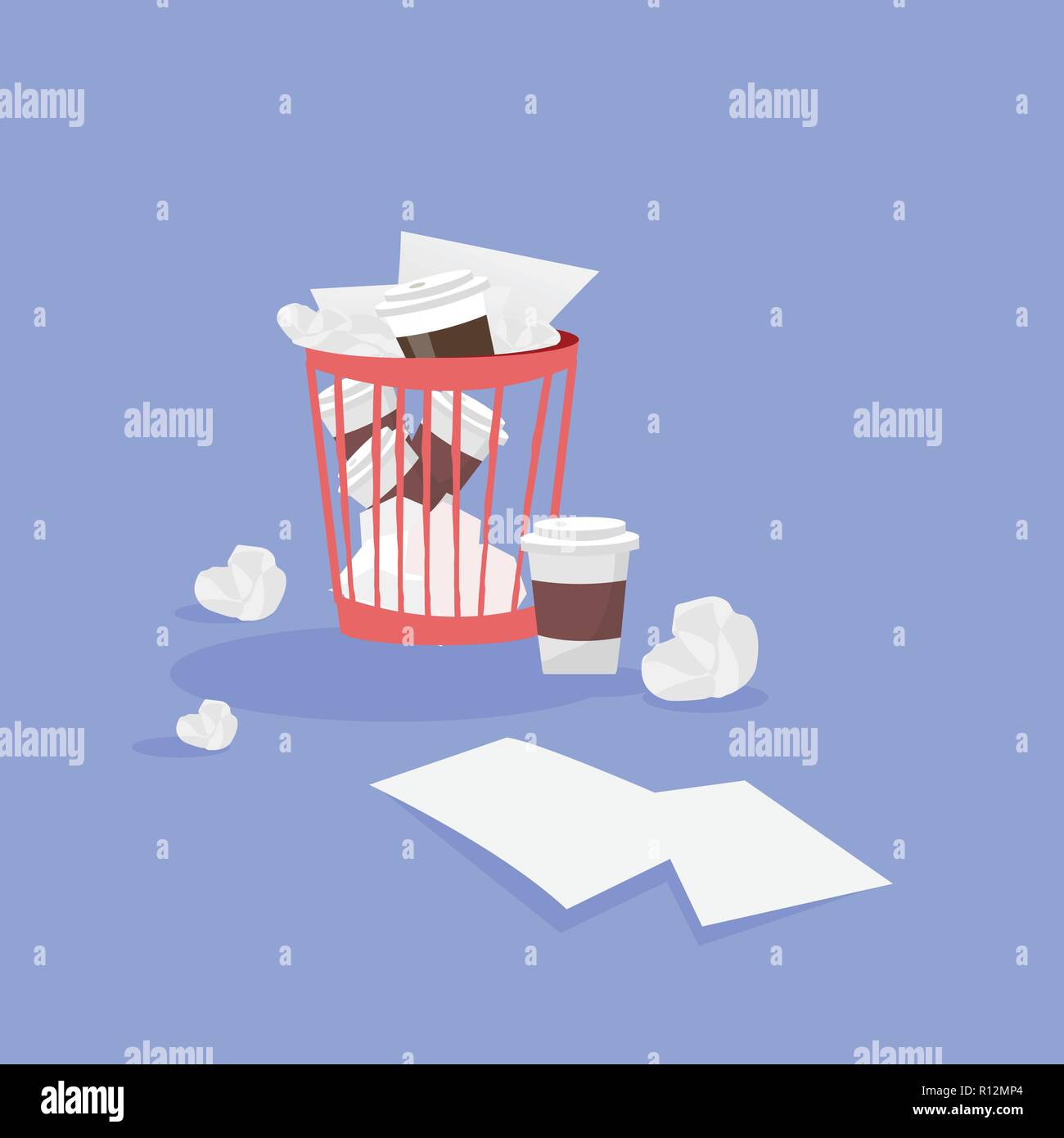 Cartoon Dustbin Stock Photos & Cartoon Dustbin Stock Images - Alamy