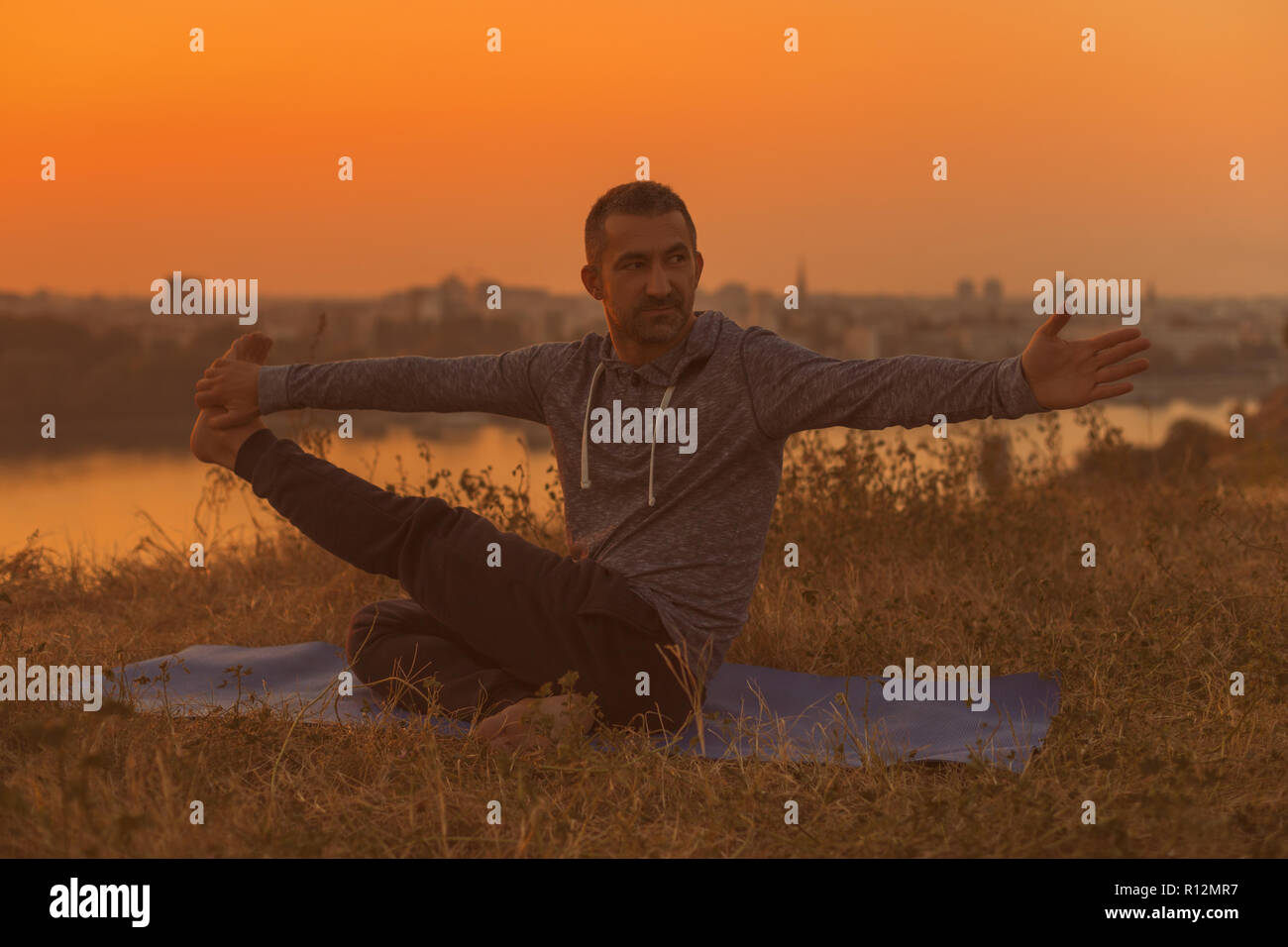Boat pose man hi-res stock photography and images - Alamy