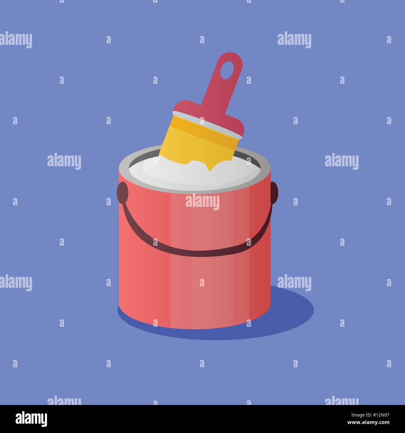 Painting Tray Stock Vector Images - Alamy