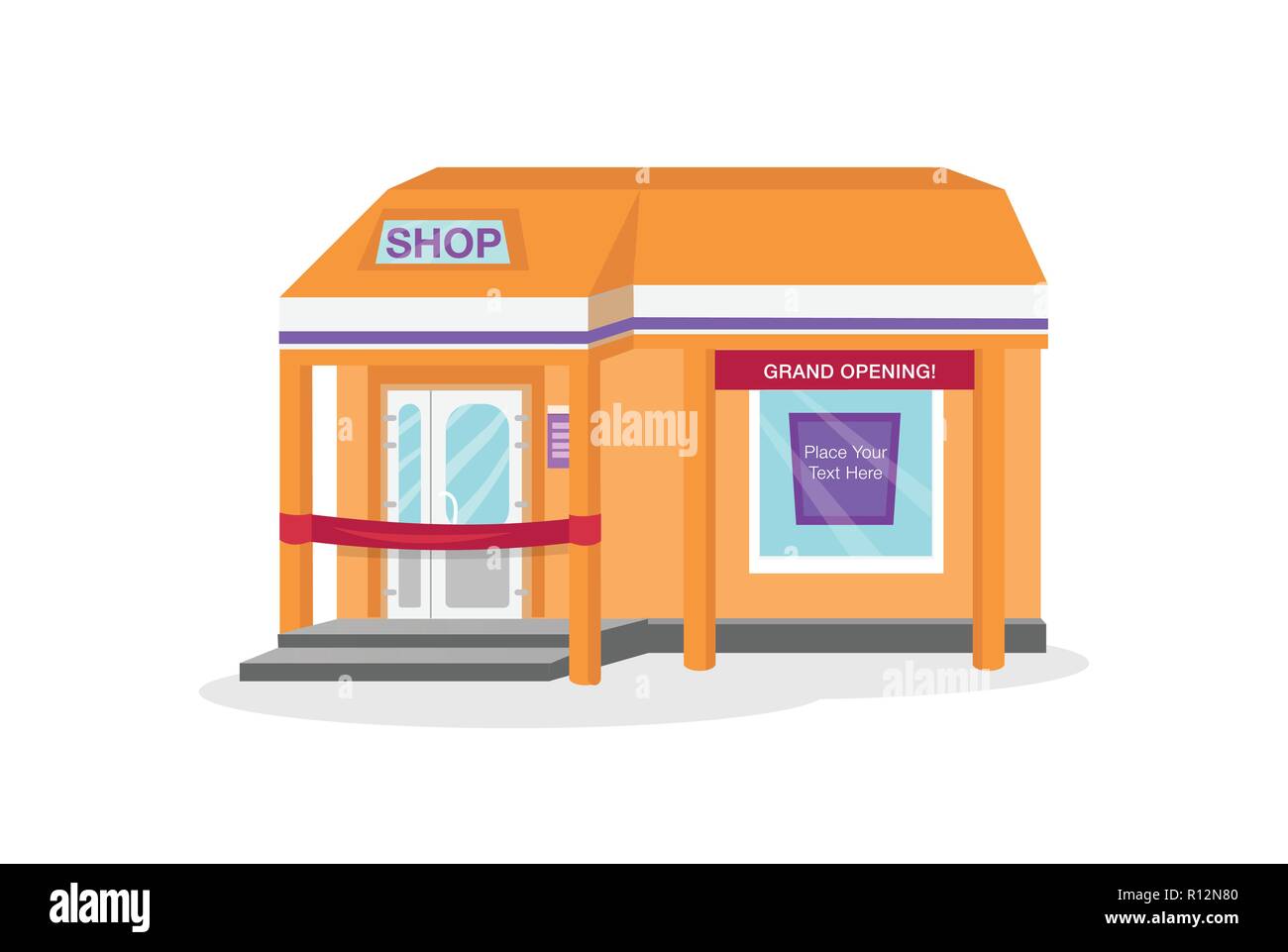 Shop bay window Stock Vector Images - Alamy