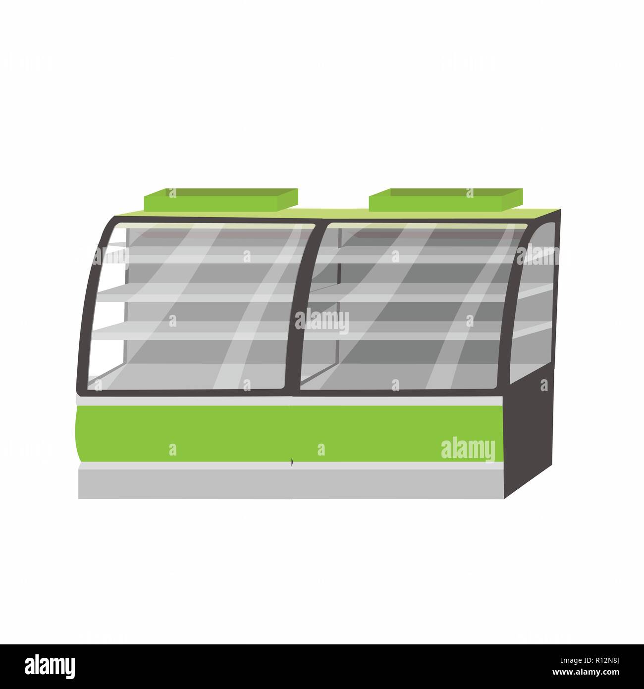 Refrigerator Display Case Stock Vector Images - Alamy