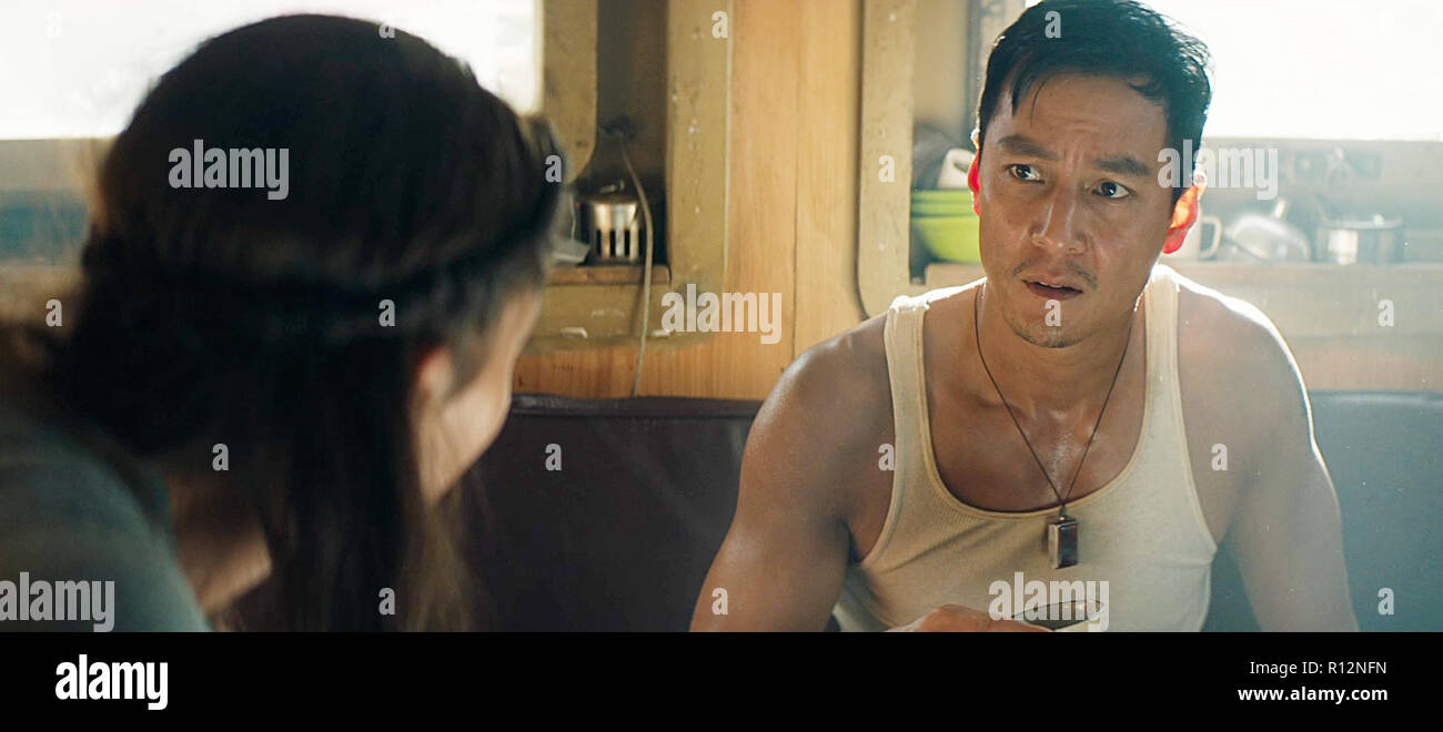 USA. Alicia Vikander and Daniel Wu in the ©Warner Bros new film: Tomb ...