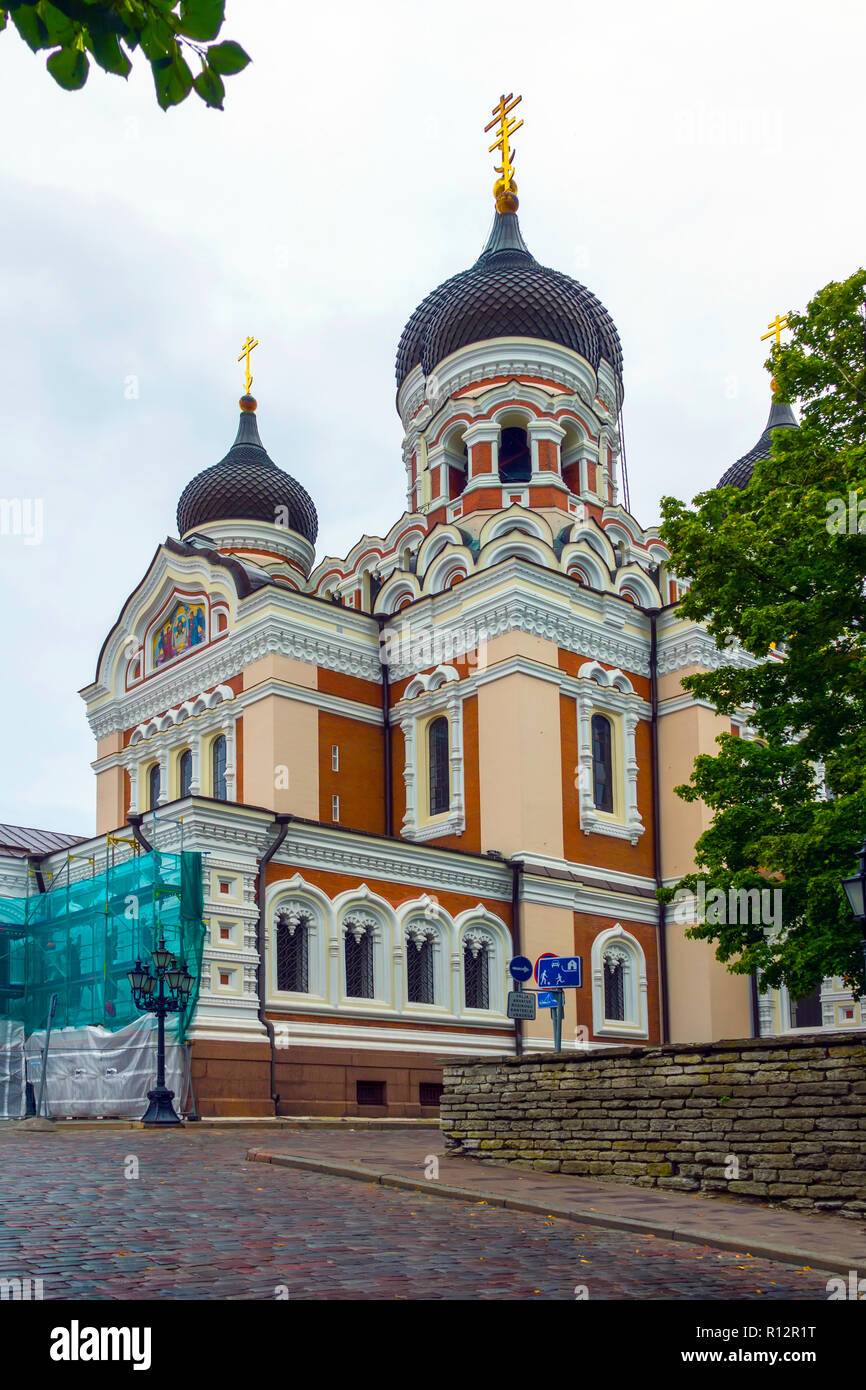 Alexander Nevsky Cathedral,Toompea, Tallinn, Estonia’s capital on the ...