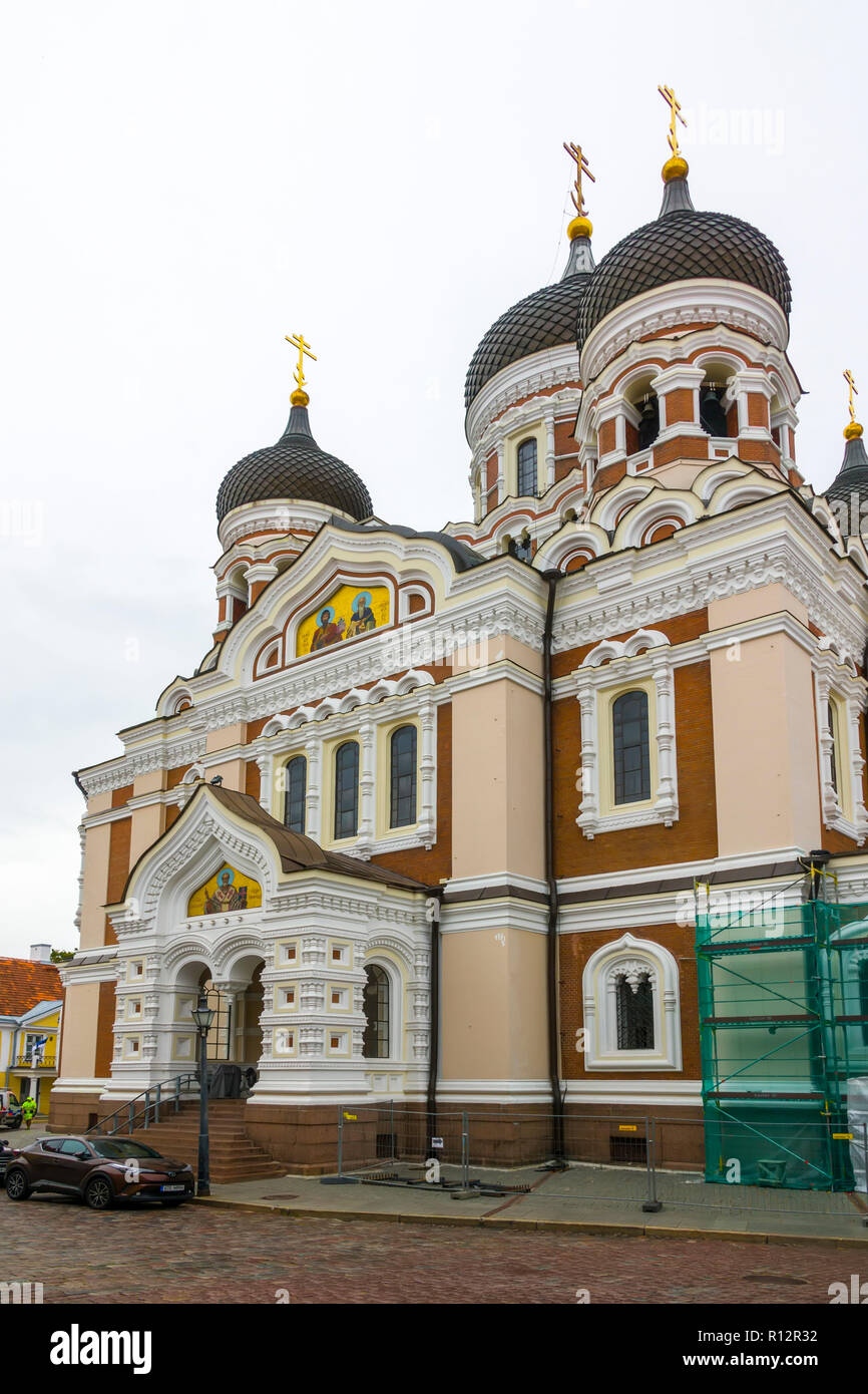 Alexander Nevsky Cathedral,Toompea, Tallinn, Estonia’s capital on the ...