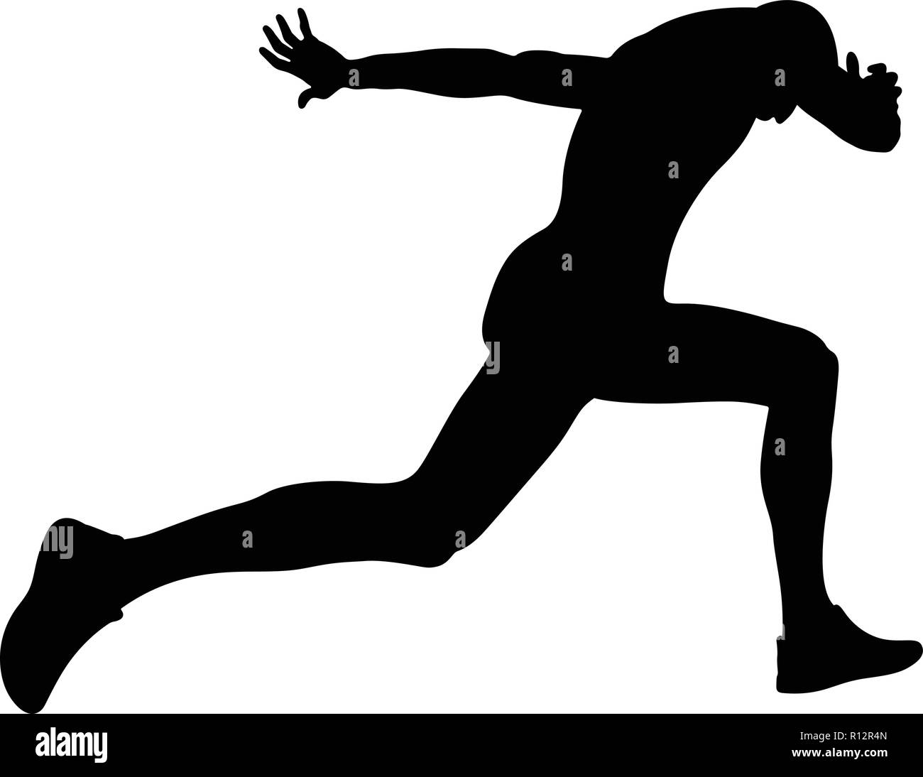 Athlete finish line Black and White Stock Photos & Images - Alamy