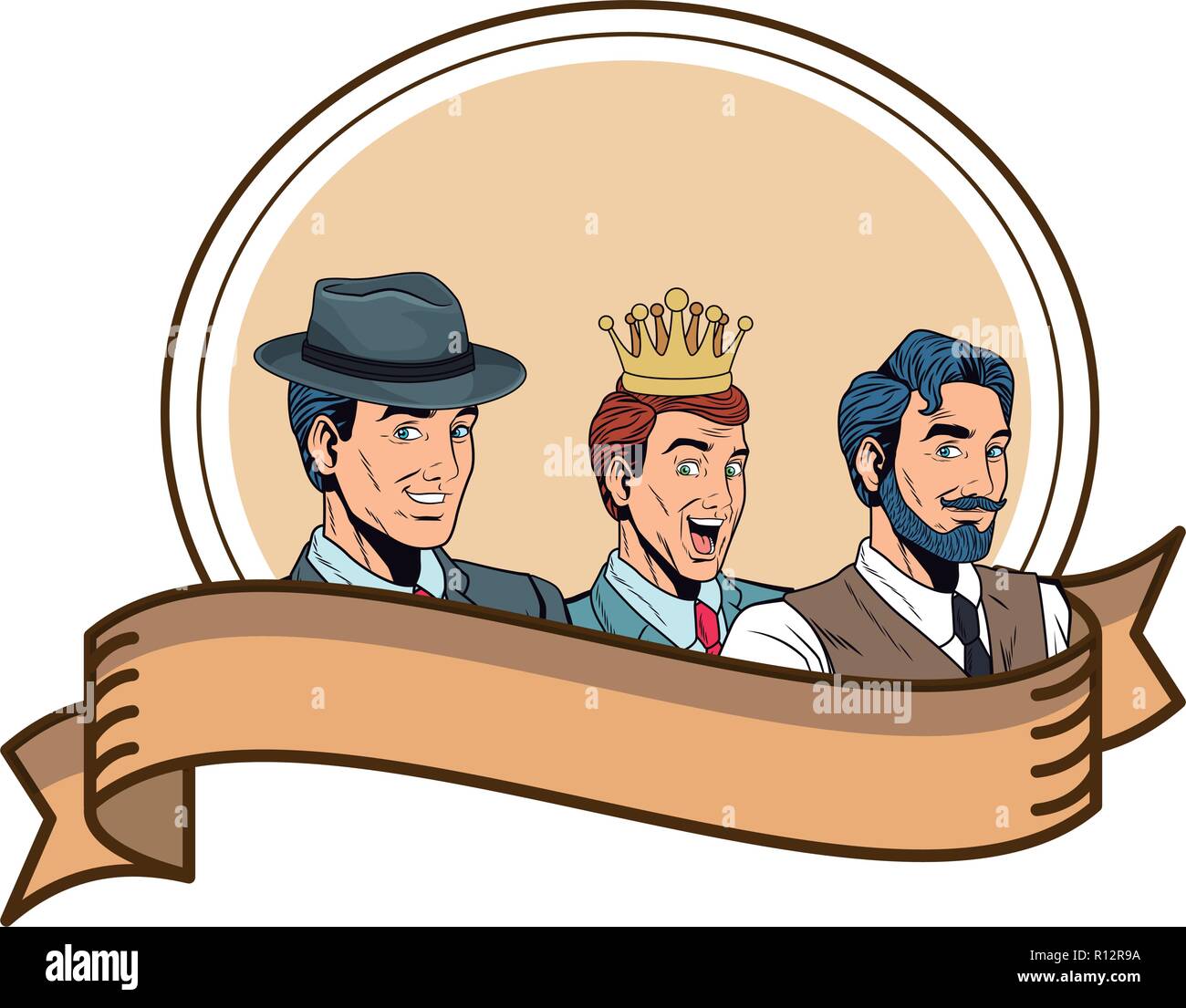 pop art retro men Stock Vector Image & Art - Alamy