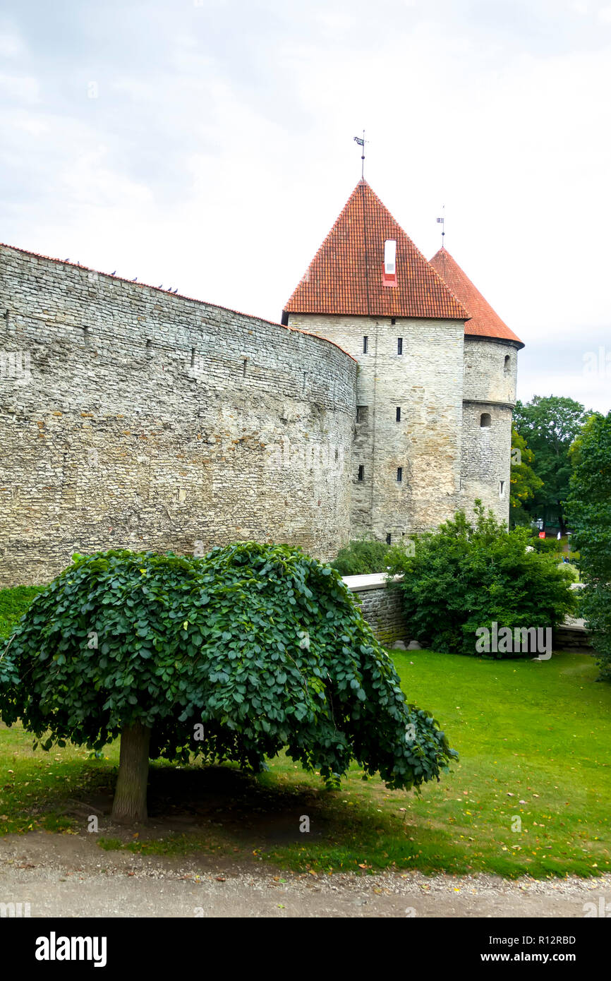 Medieval city wall Tallinn, Estonia’s capital on the Baltic Sea, is the ...