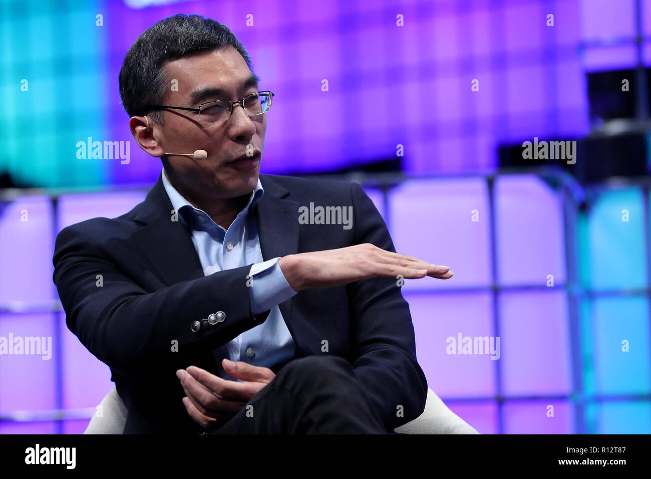 Lisbon, Portugal. 8th Nov, 2018. Shenzhen Valley Ventures CEO Chadwick ...