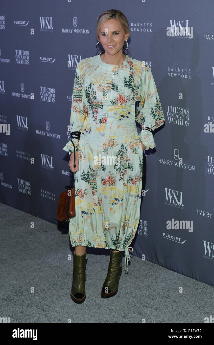 New York, USA. 7th November, 2018. Tory Burch attends the 2018 WSJ ...