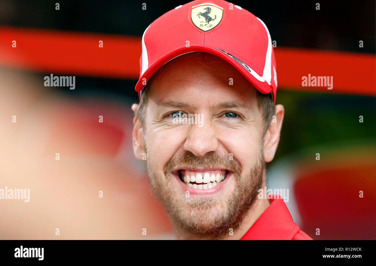 Sao Paulo, Brazil. 8th Nov 2018. Sebastian VETTEL, GER, Team Scuderia ...