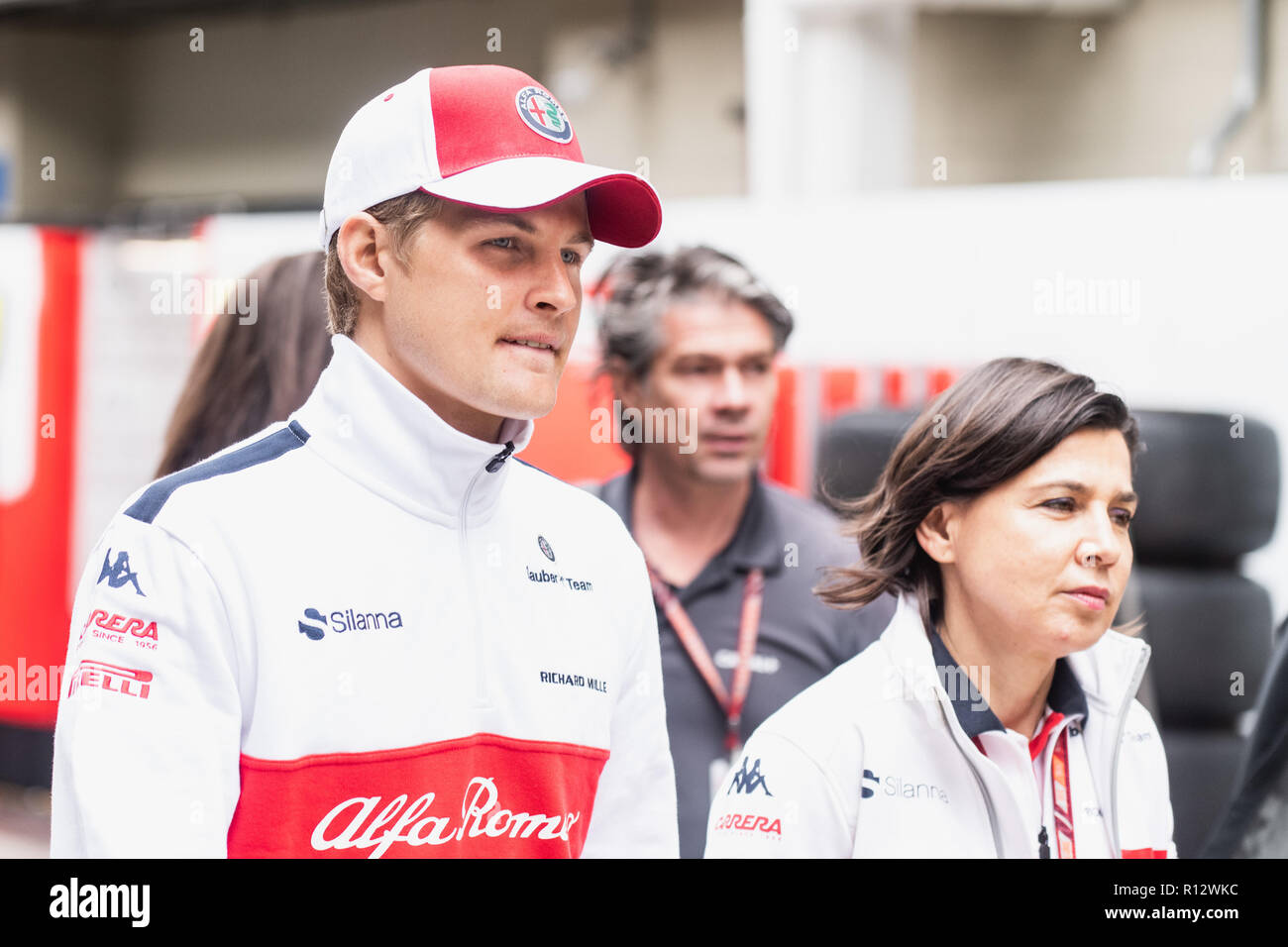 Sao Paulo, Brazil. 8th Nov 2018. The driver Marcus ERICSSON, SWE, ALFA ...
