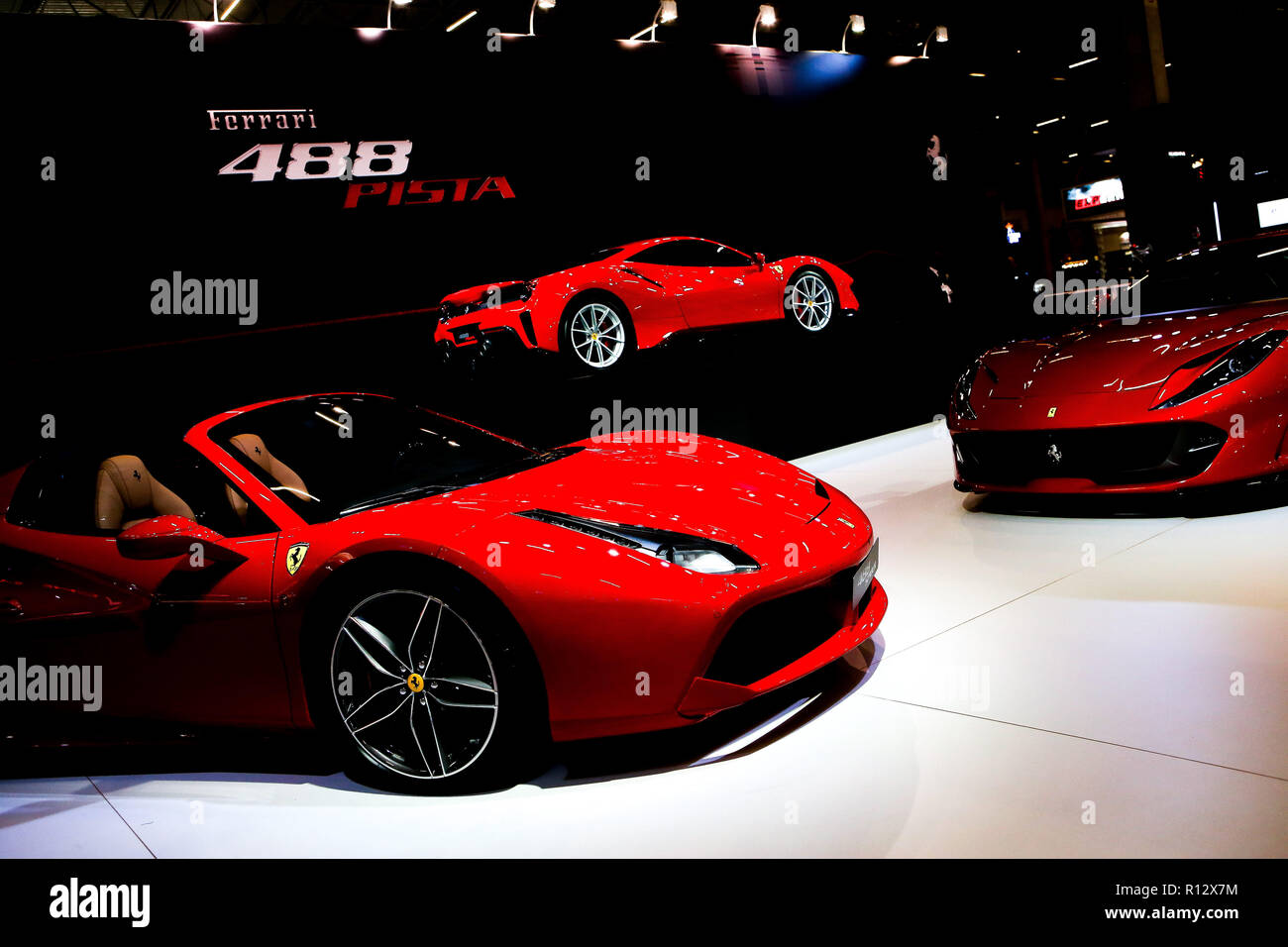 Sao Paulo, Brazil. November 8, 2018 - a Super car is displayed in a ...