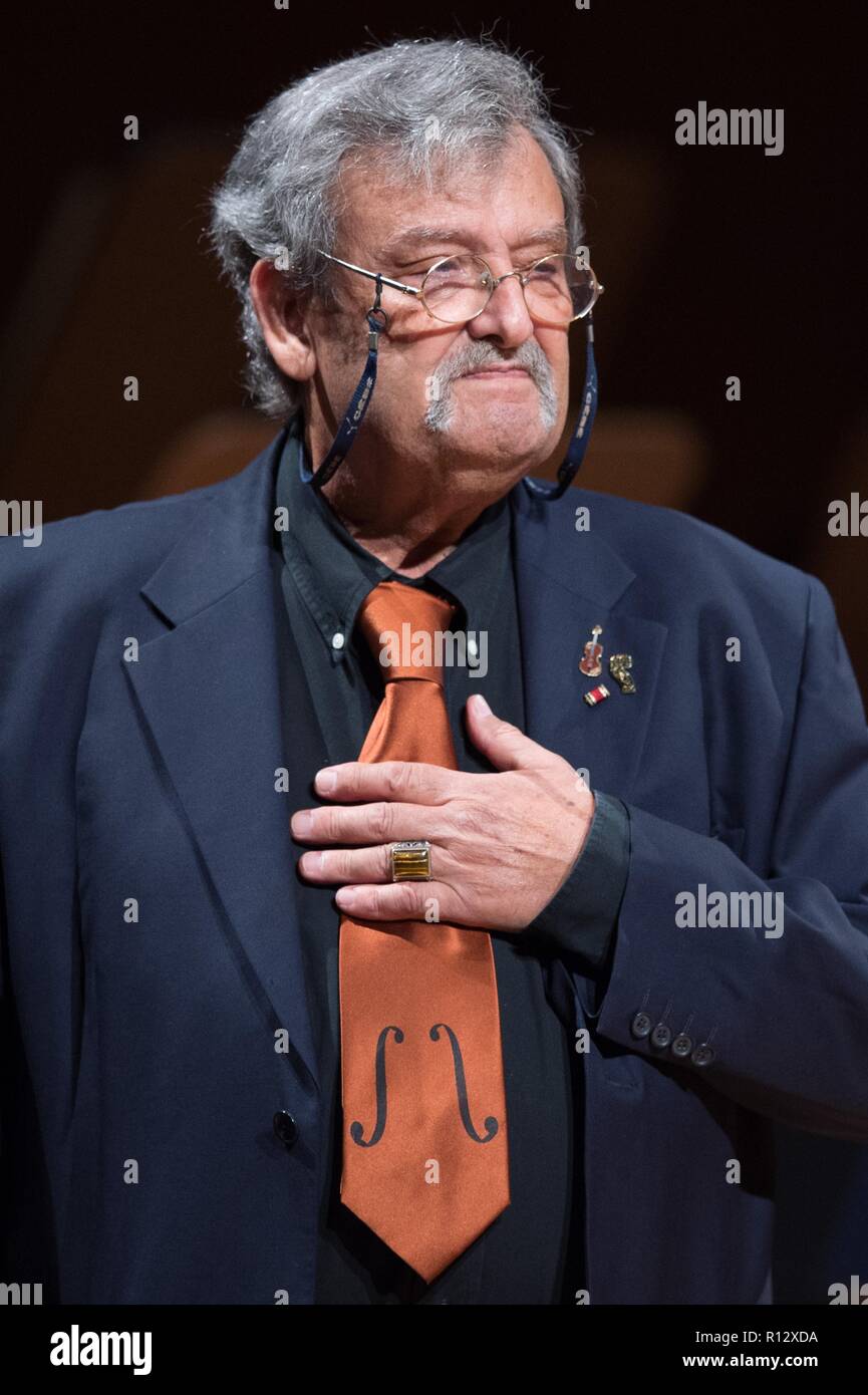 Dresden, Germany. 08th Nov, 2018. The Israeli violin maker Amnon ...