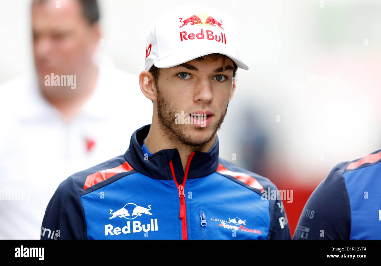 Sao Paulo, Brazil. 8th Nov 2018. Pierre GASLY, FRA, during the ...