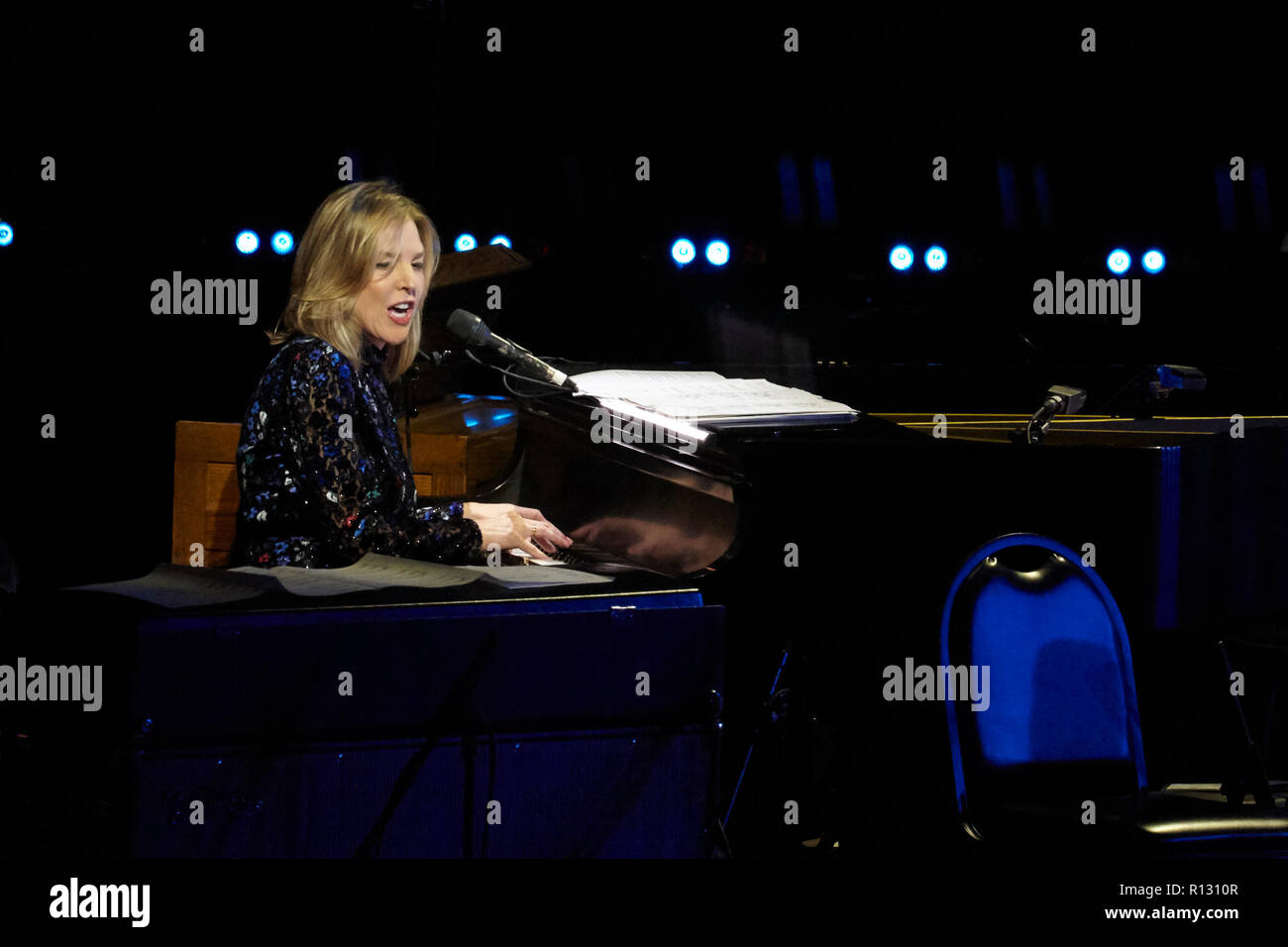 Los Angeles, CA, USA. 07th Nov, 2018. Diana Krall performs at 'Joni 75 ...