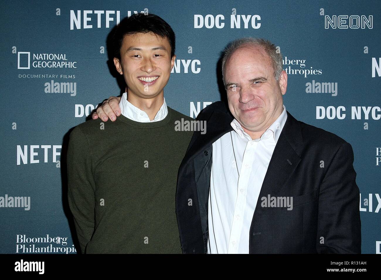 New York, NY, USA. 8th Nov, 2018. Bing Liu, Nathaniel Kahn at arrivals ...