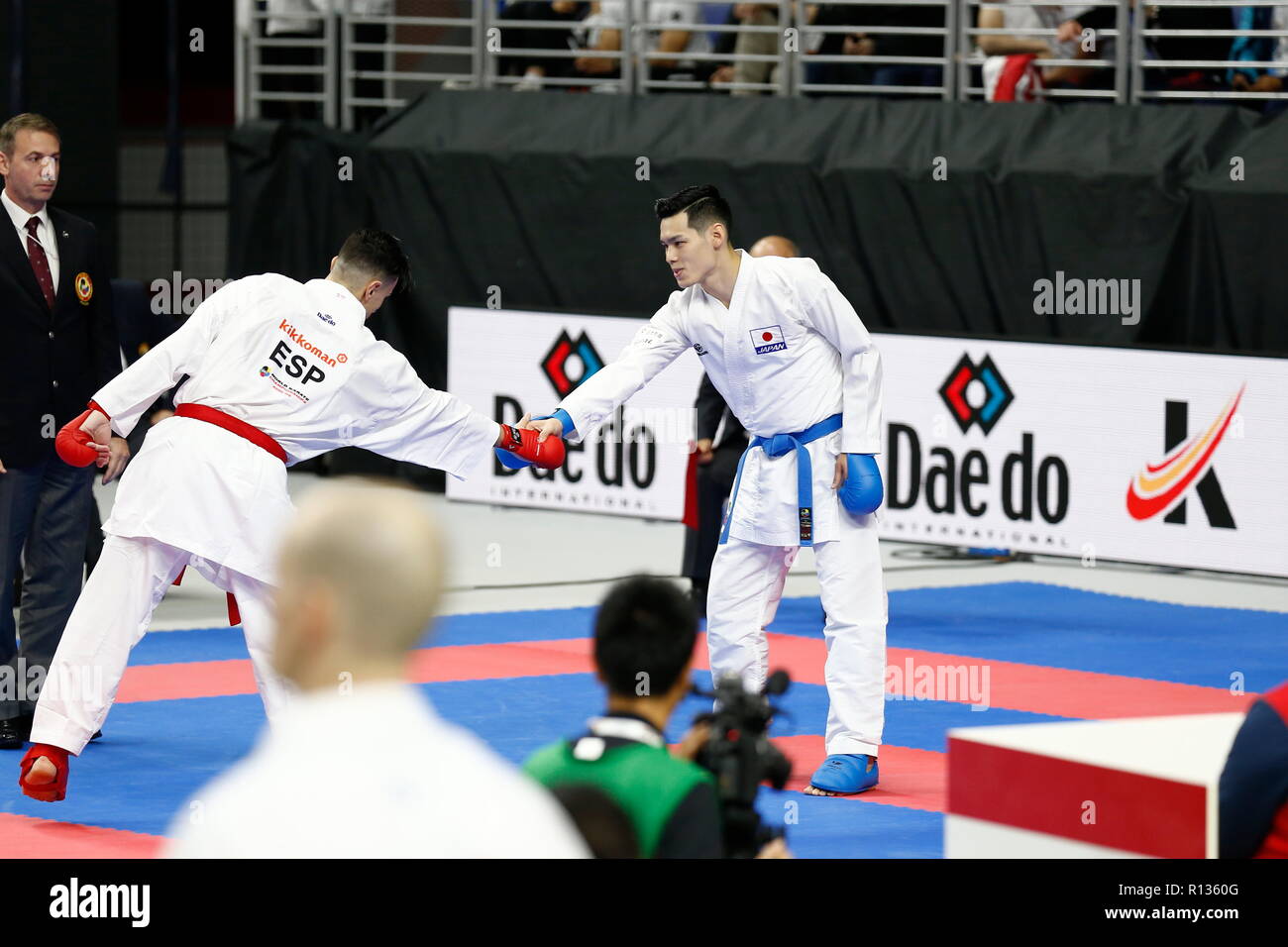 Madrid, Spain. 7th Nov, 2018. (L-R) Rodrigo Ibanez (ESP), Ken Nishimura ...