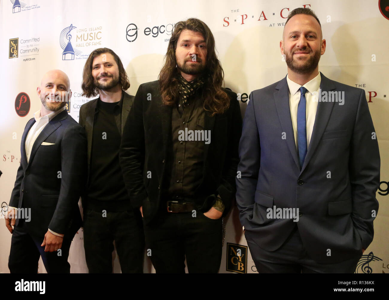 Westbury, New York, USA. 8th Nov 2018. (L-R) Shaun Cooper, John Nolan ...