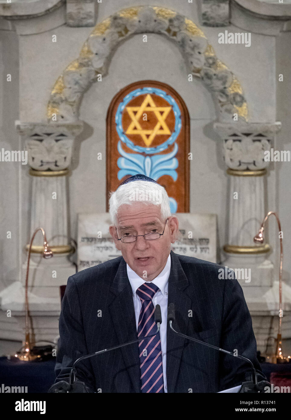 Berlin, Germany. 09th Nov, 2018. Josef Schuster, President of the ...