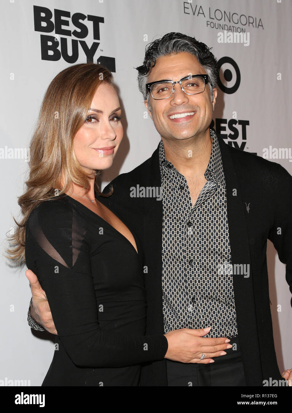 LOS ANGELES, CA - NOVEMBER 8: Jaime Camil, Heidi Balvanera, at the Eva ...