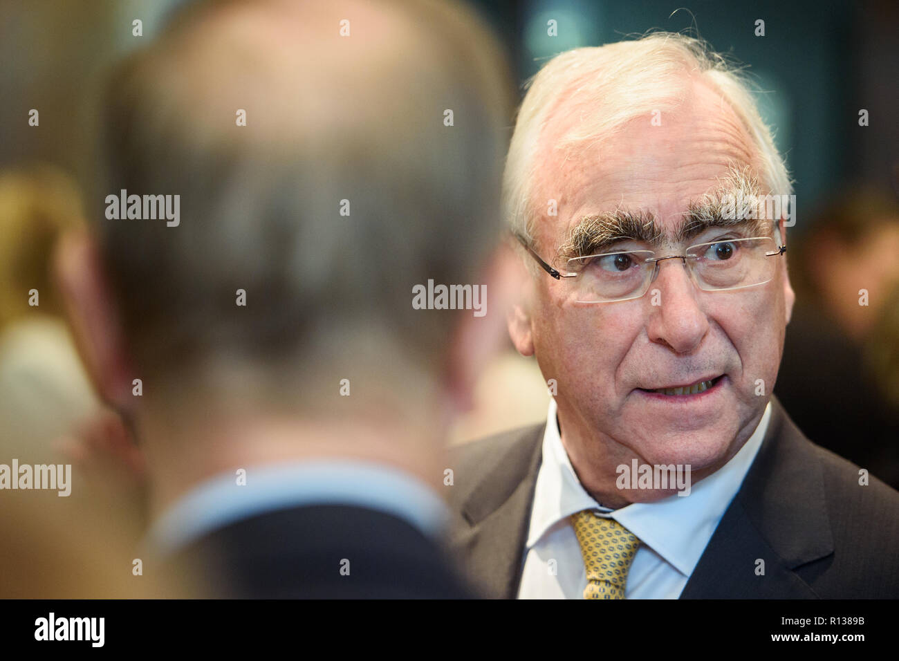 09 November 2018, Berlin: Theo Waigel (CSU), former Federal Minister of ...