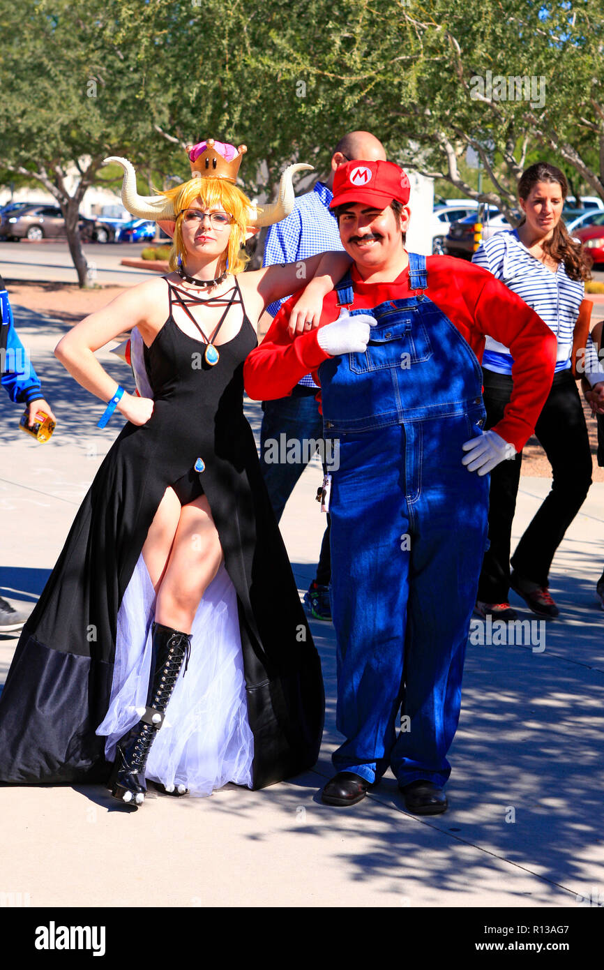 People dressed as their favourite fantasy character on the way to the ...