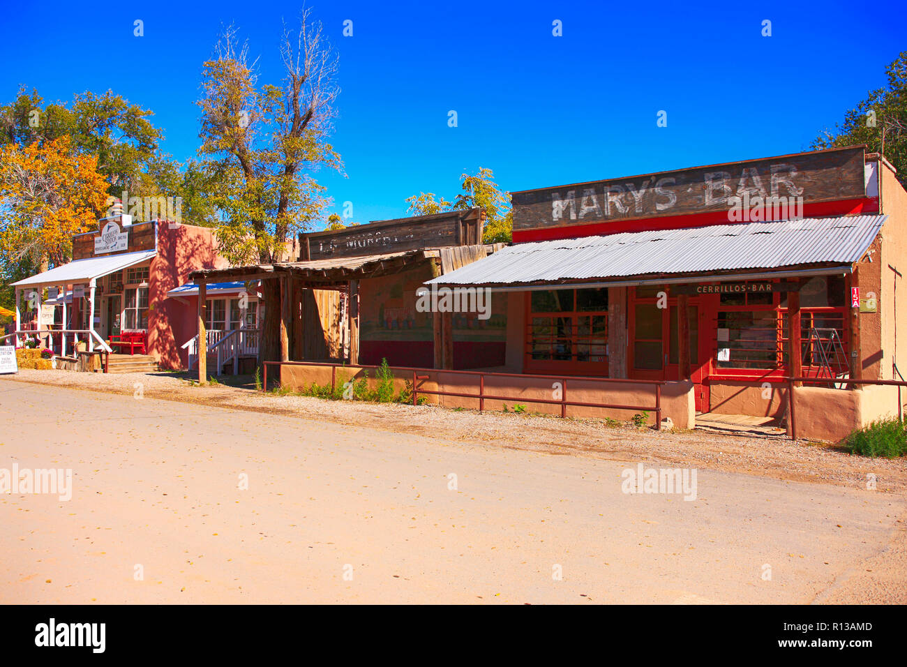 Mary's Bar, originally known as the Cerrillos Bar in Los Cerrillos, NM ...