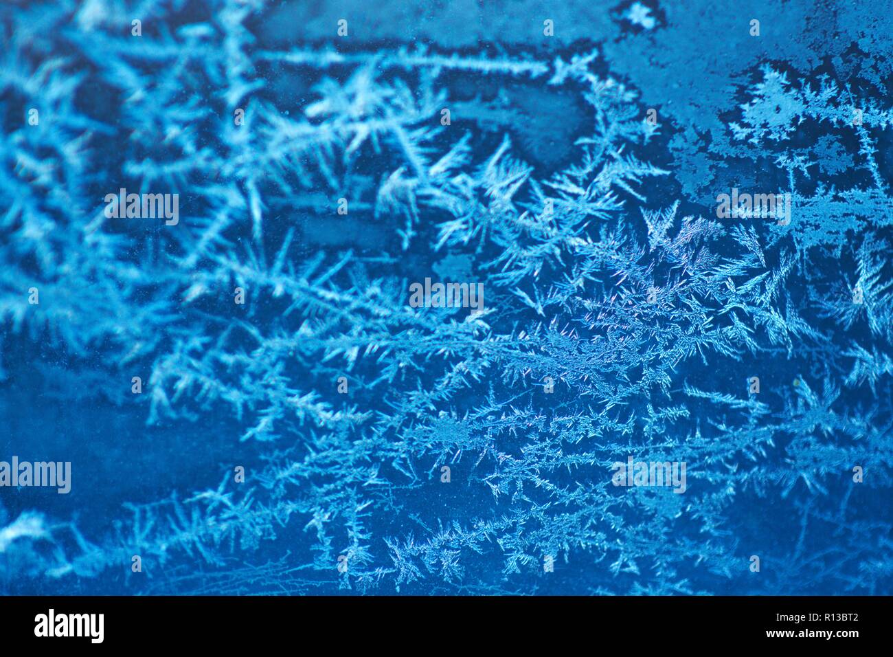 background made of winter frozen window glass Stock Photo - Alamy