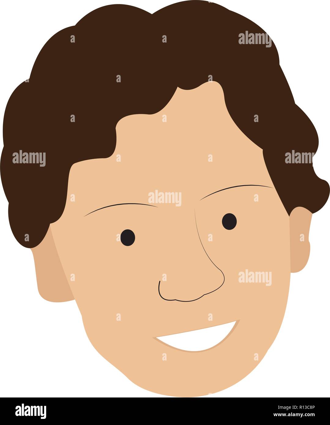 Isolated cute man avatar Stock Vector Image & Art - Alamy