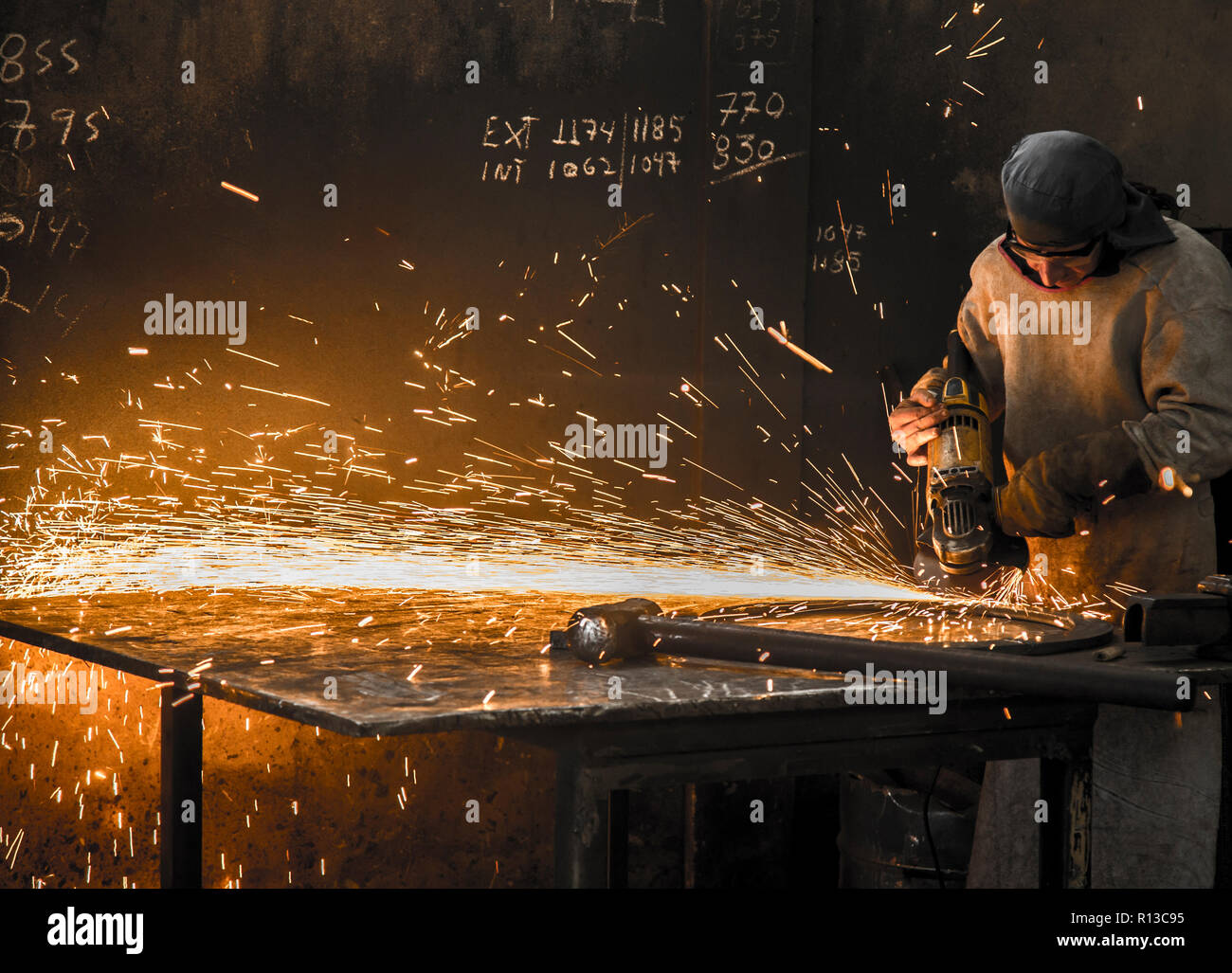 spark drill hand tool Stock Photo - Alamy