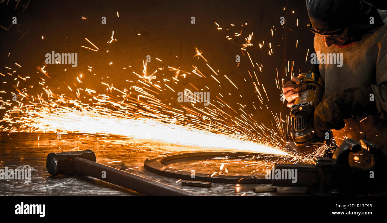 spark drill hand tool Stock Photo - Alamy