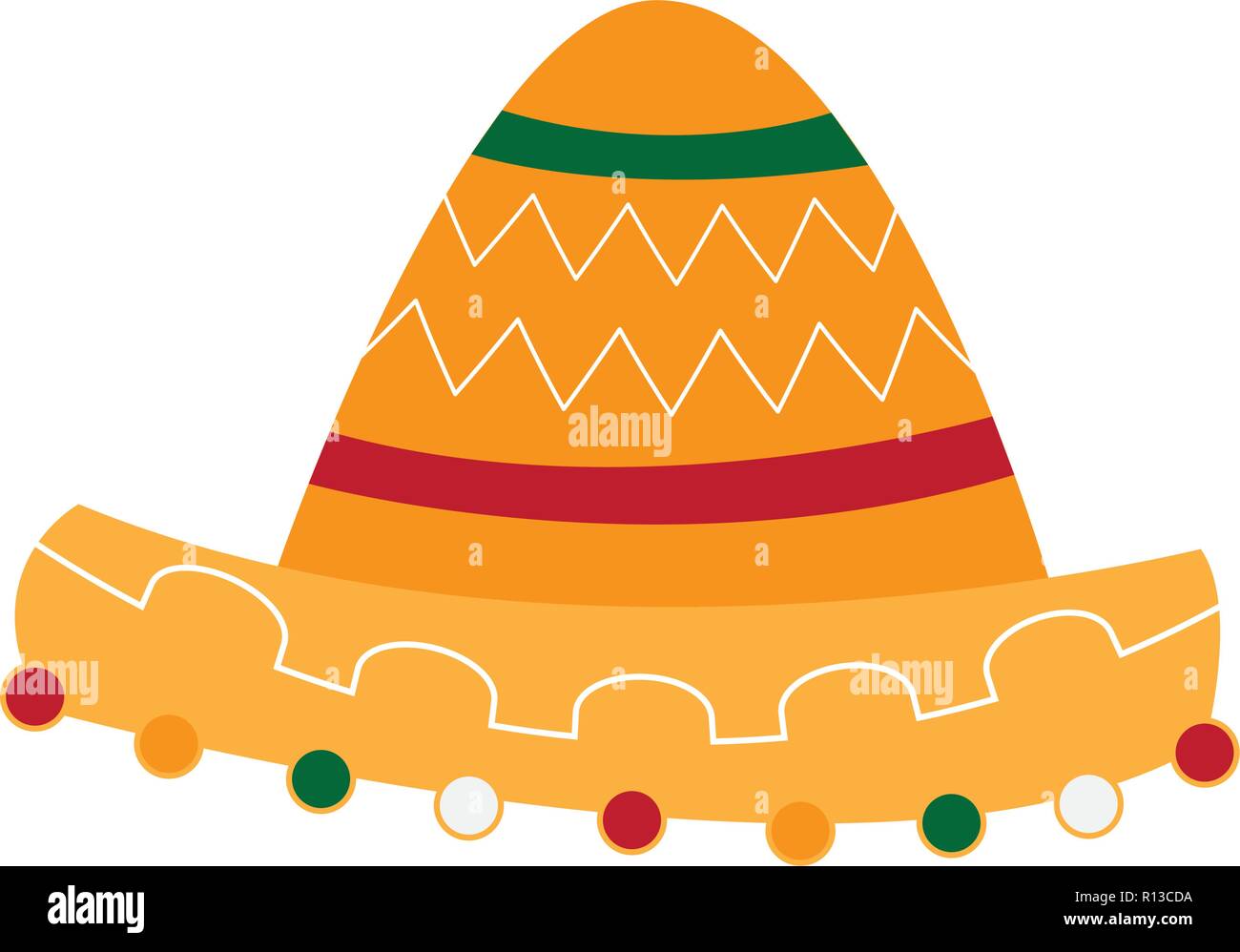 Traditional mexican hat Stock Vector Image & Art - Alamy