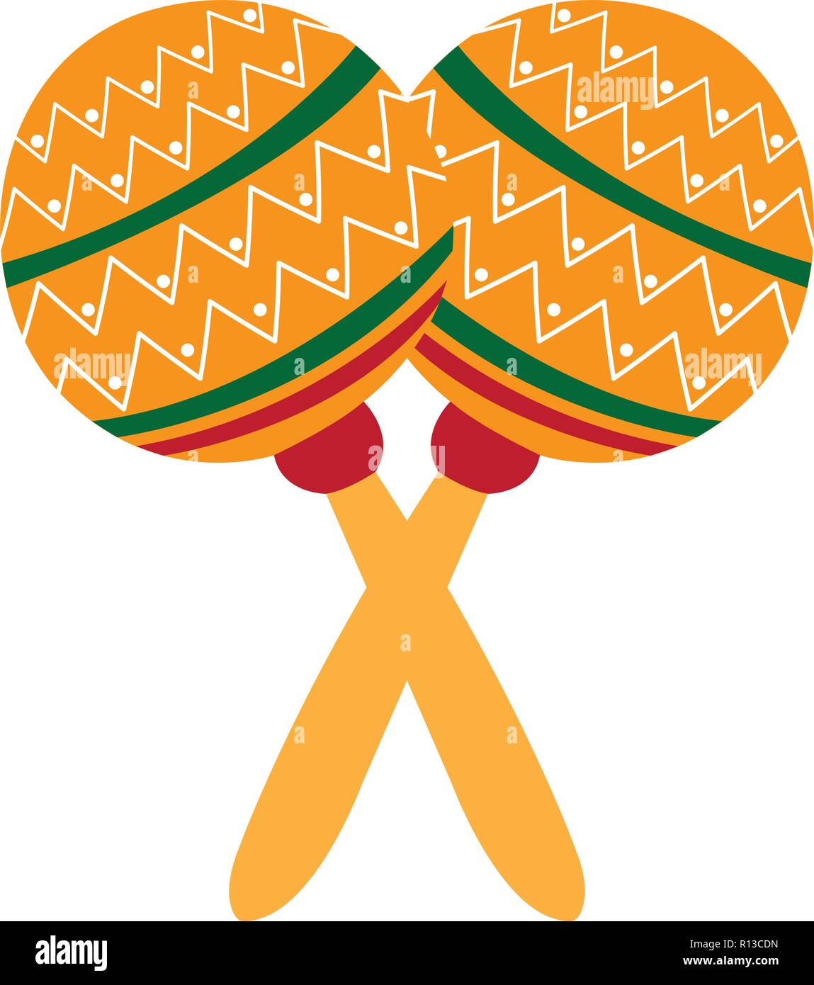 Pair of mMexican maraca icon Stock Vector Image & Art - Alamy