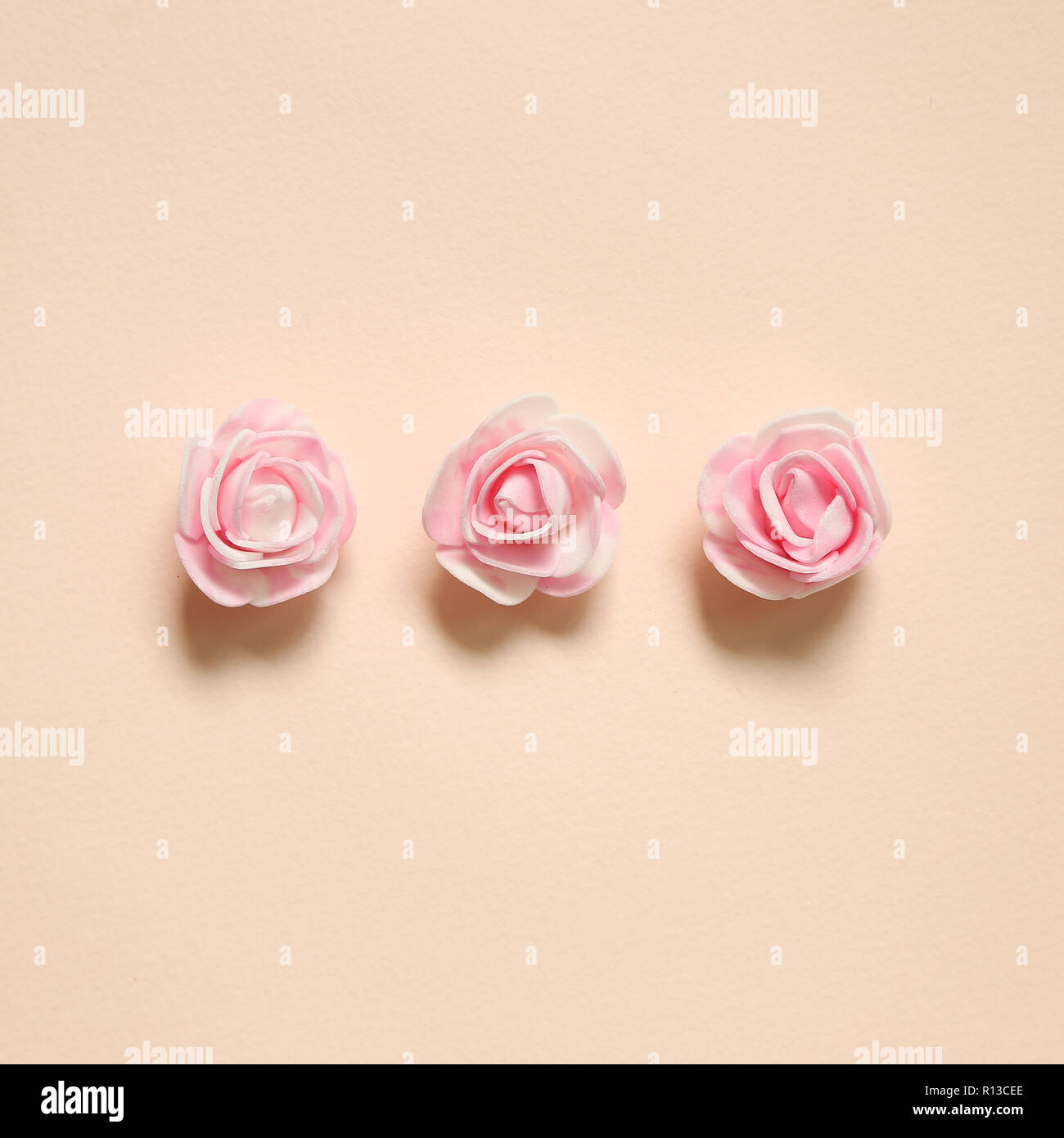Pink rose flower pattern background Stock Photo - Alamy
