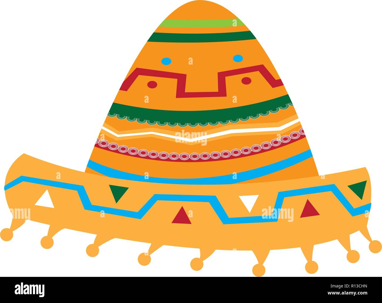 Traditional mexican hat Stock Vector Image & Art - Alamy