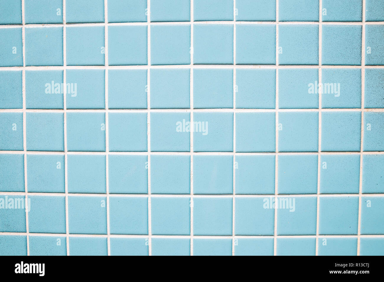 Light blue tile wall texture background Stock Photo - Alamy