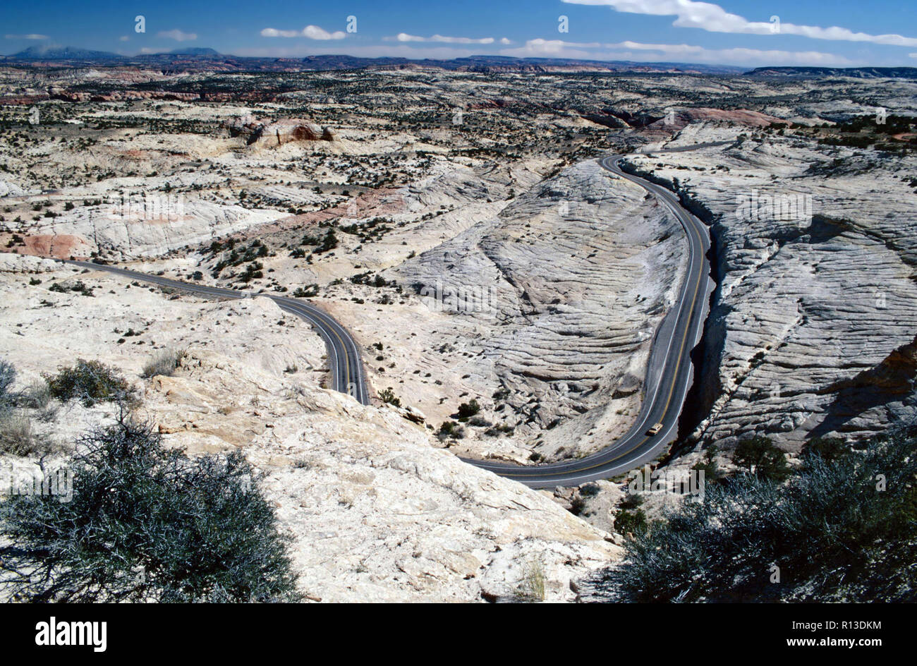 The famous curves of Highway 12,Grand Staircase-Escalante National ...