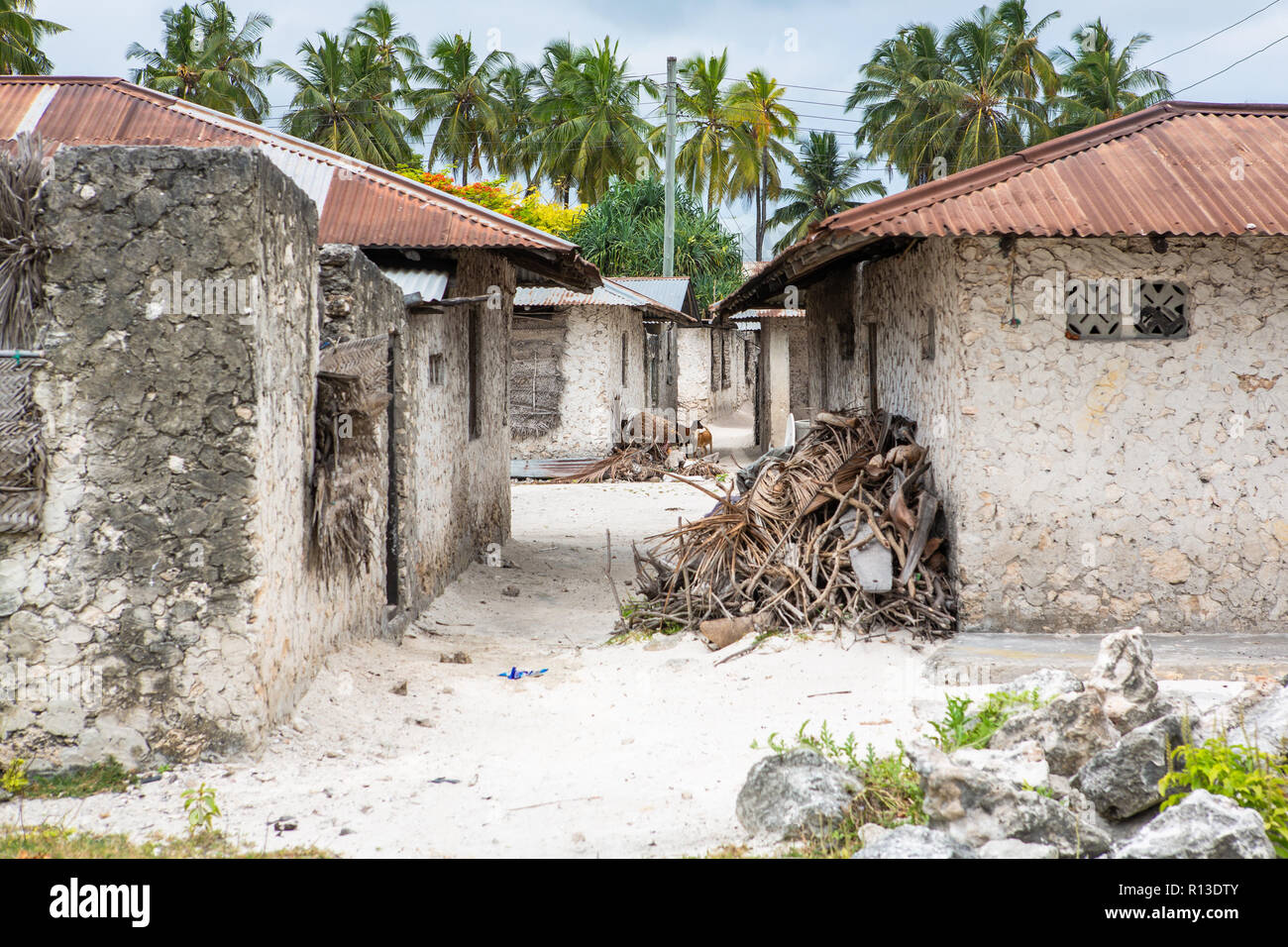 Matemwe village. Zanzibar, Tanzania Stock Photo - Alamy