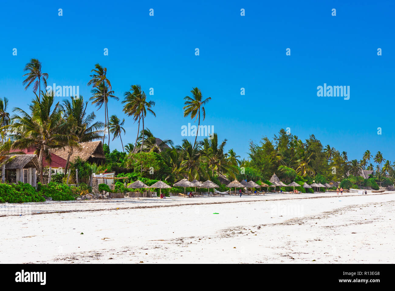 Matemwe beach, Zanzibar. Tanzania Stock Photo - Alamy
