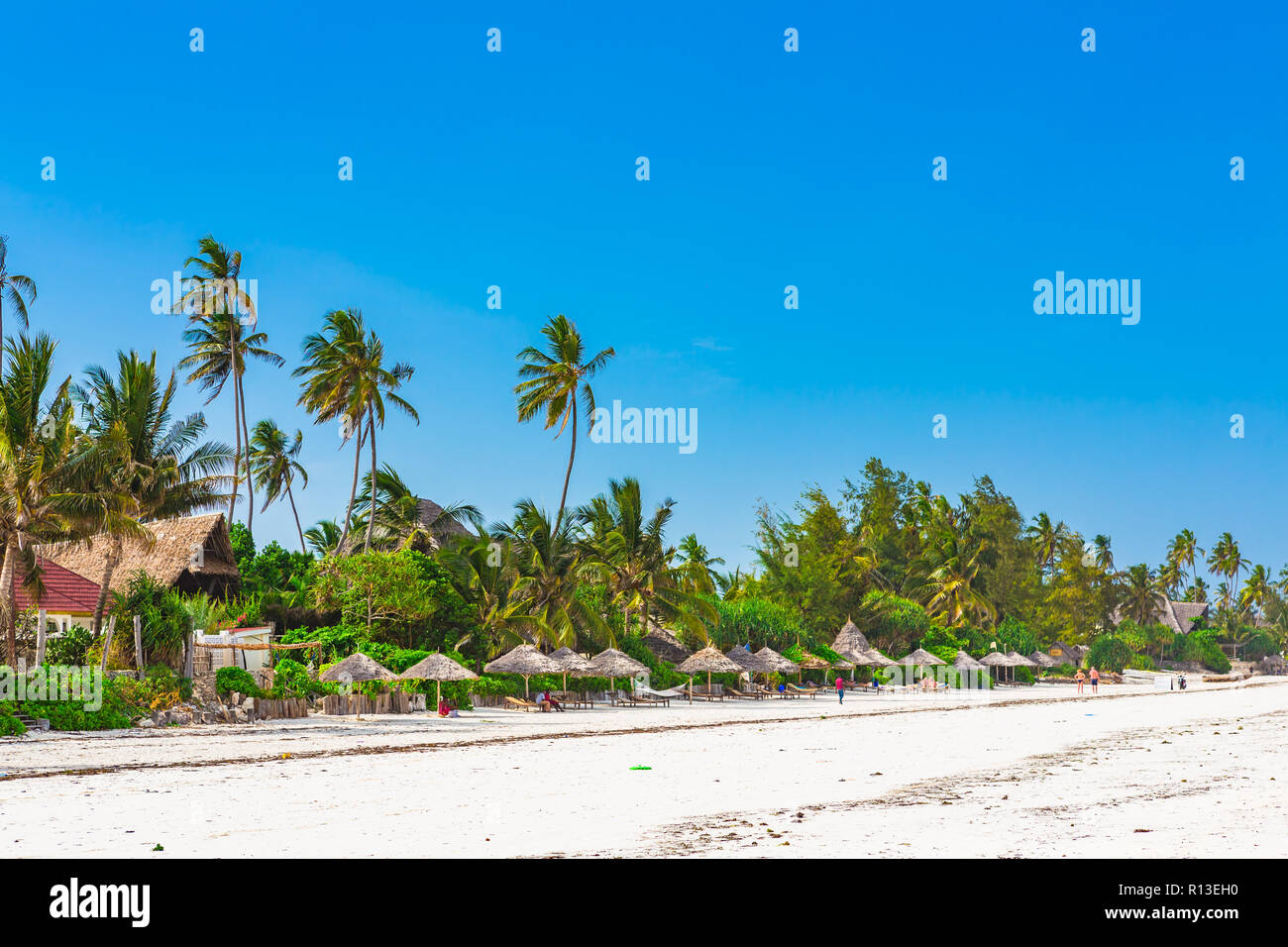 Matemwe beach, Zanzibar. Tanzania Stock Photo - Alamy