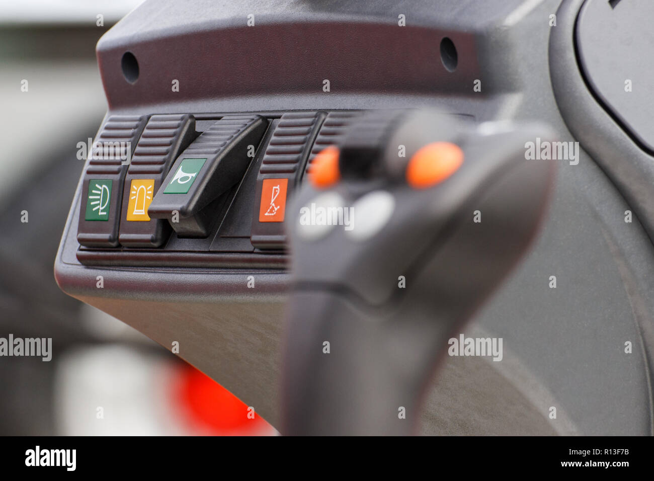 Excavator control panel hi-res stock photography and images - Alamy