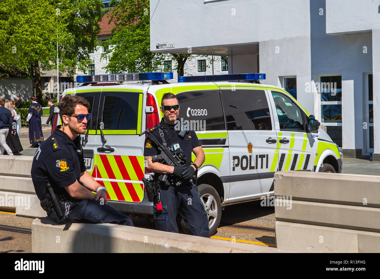 Norway police gun hi-res stock photography and images - Alamy